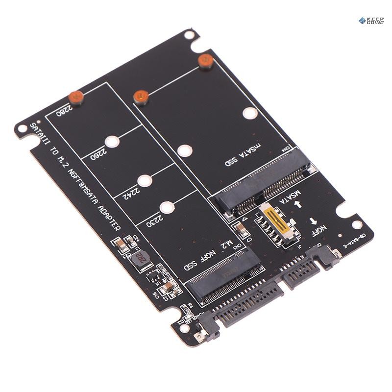 Keep Going＞ SATA 60Gbps To M2 NGFF SATA SSD MSATA SSD Adapter MSATA To ...