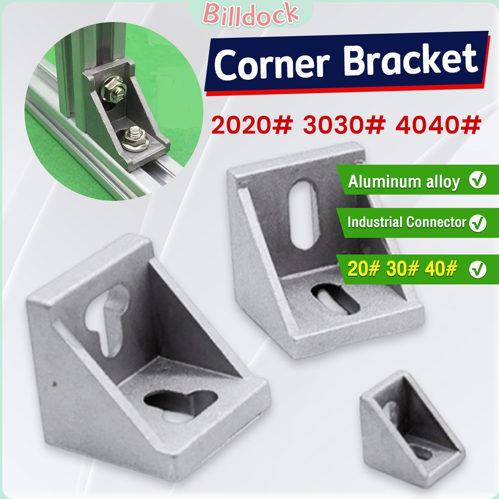 BD Corner Bracket 20X20 30X30 40X40 2-Hole Corner Bracket Connector ...
