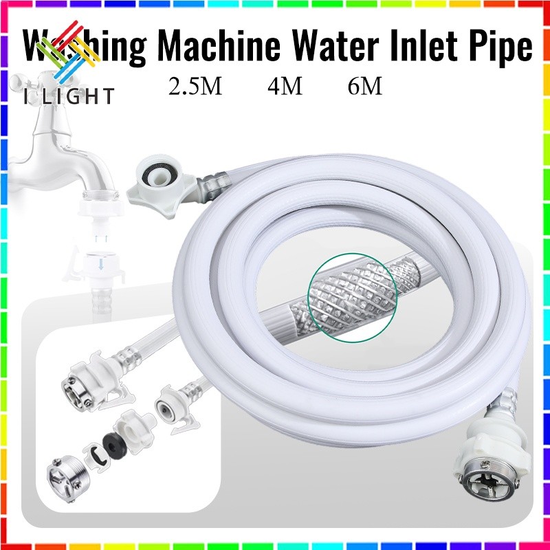 （Fast Delivery）2M/4M/6M Washing Machine Water Inlet Pipe Automatic Hose ...