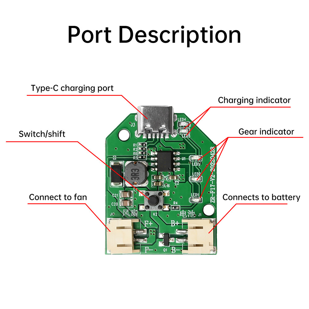 Pcbfun 1/3/5pcs 9V Boost Three Speed Stepless Speed Regulation Charging ...