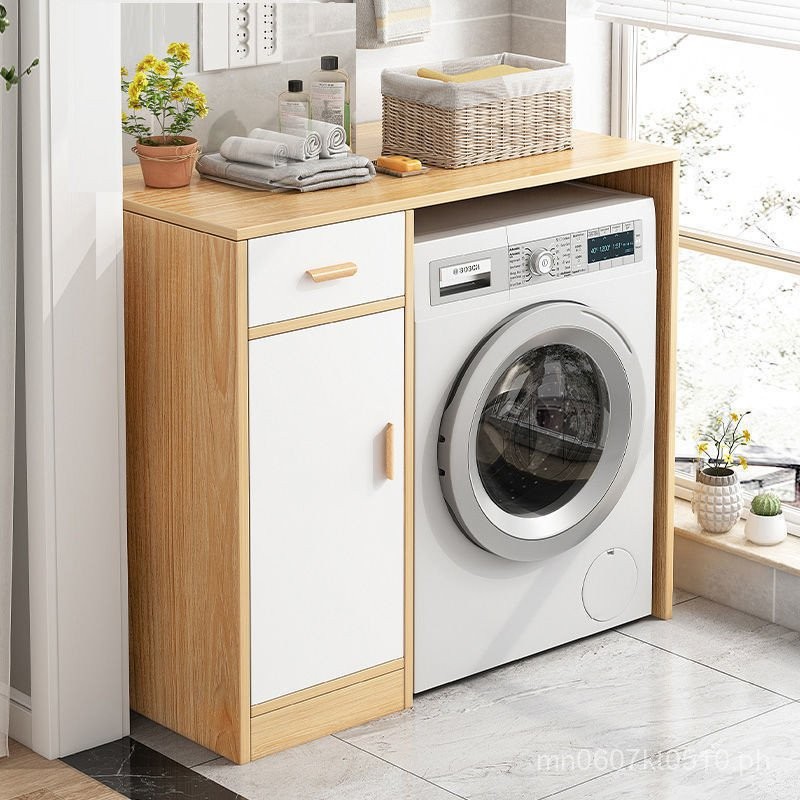 Storage Cabinet Integrated Washing Machine Cabinet Storage Cabinet ...