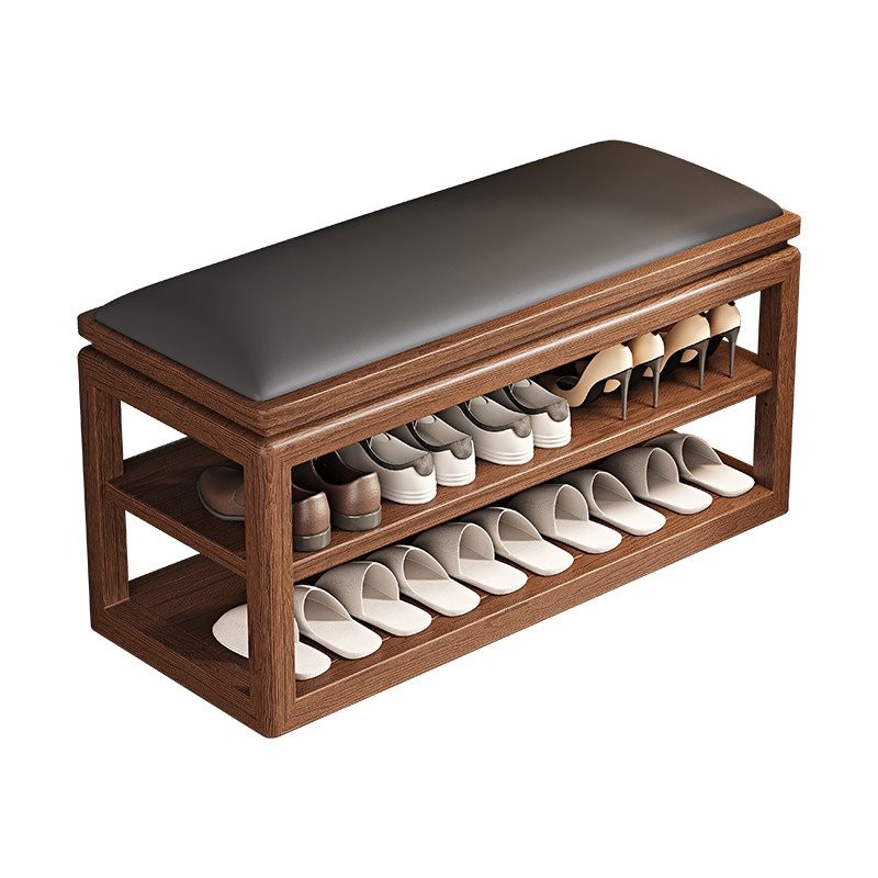 Solid Wood Shoe Changing Bench for Home Entrance, Long Bench for ...