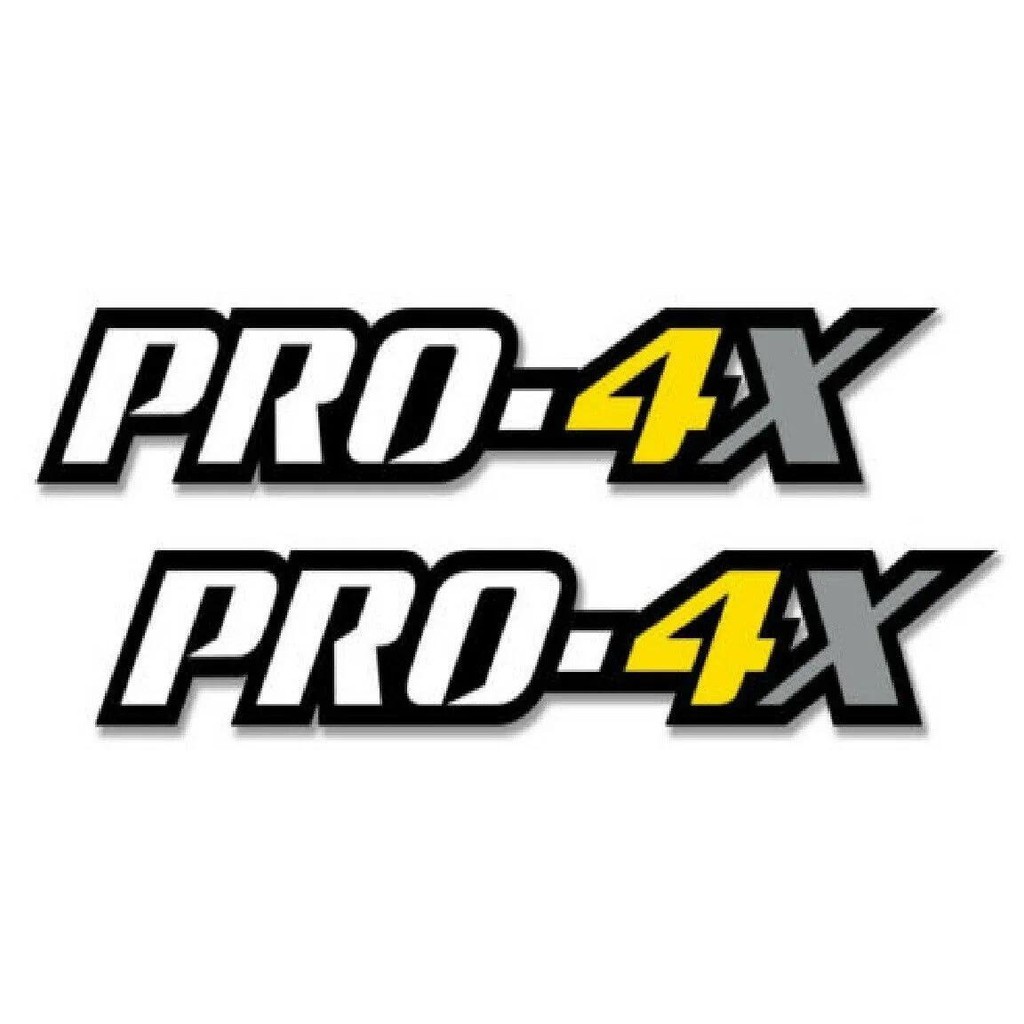 For x2 for Nissan Frontier Pro-4X Vinyl Both Side Stickers Decals 4x4 ...