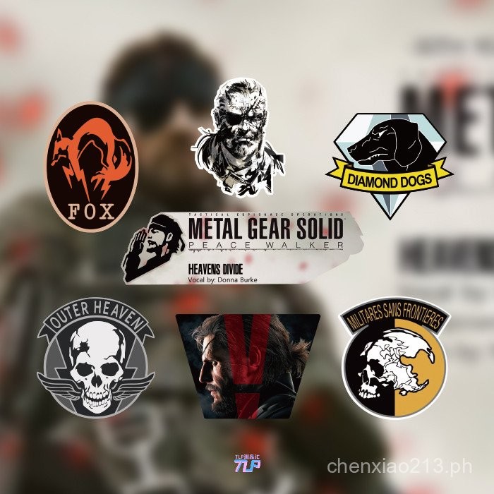 New Product TLP Reflective Car Stickers MGS Metal Gear Solid Raiden ...