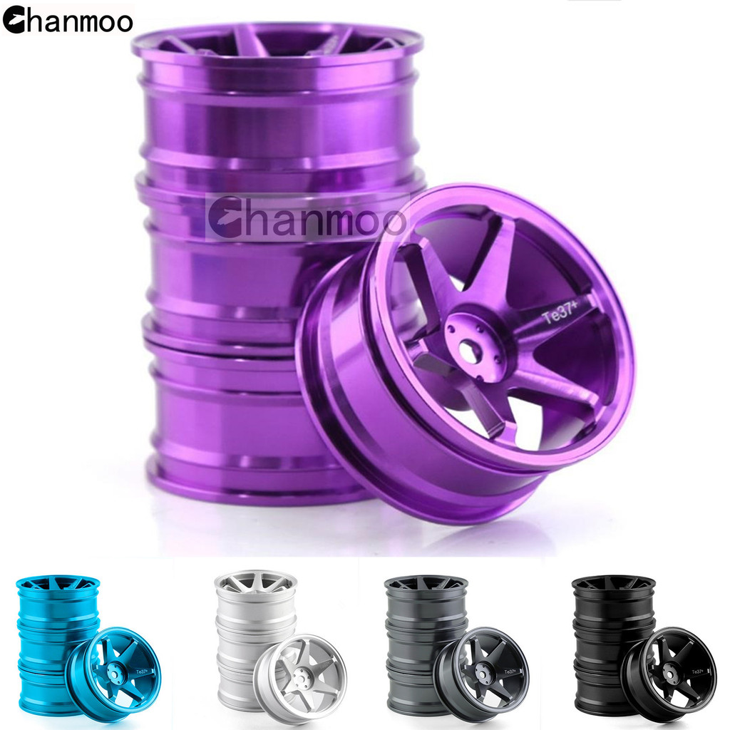 1/10 RC On-road Drift Car Alloy Wheels Hubs Metal Wheel Rims for HSP ...