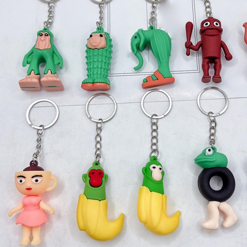 Italian brainrot Animal Keychain Tung Tung Tung Sahur Tralalero Tralala ...
