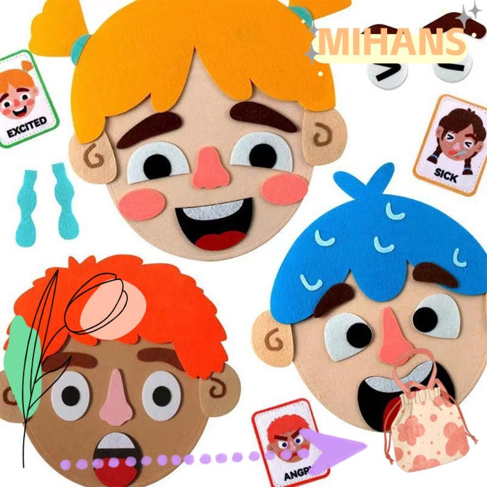 MIH Montessori Facial Expression Game, Social Emotional Learning Parent ...