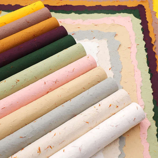 bouquet wrapper Hand-Teared Petal Paper Bouquet Packaging High-End ...