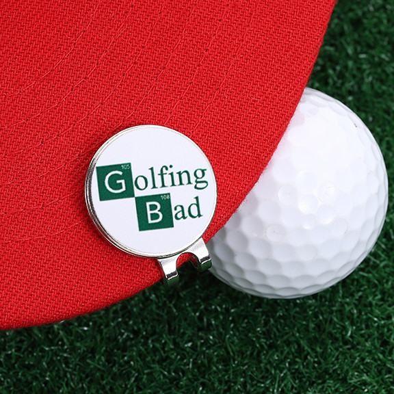 Creative Golfing Bad Hat Clips Pin Magnetic Golf Cap Clip Brooch Badge ...