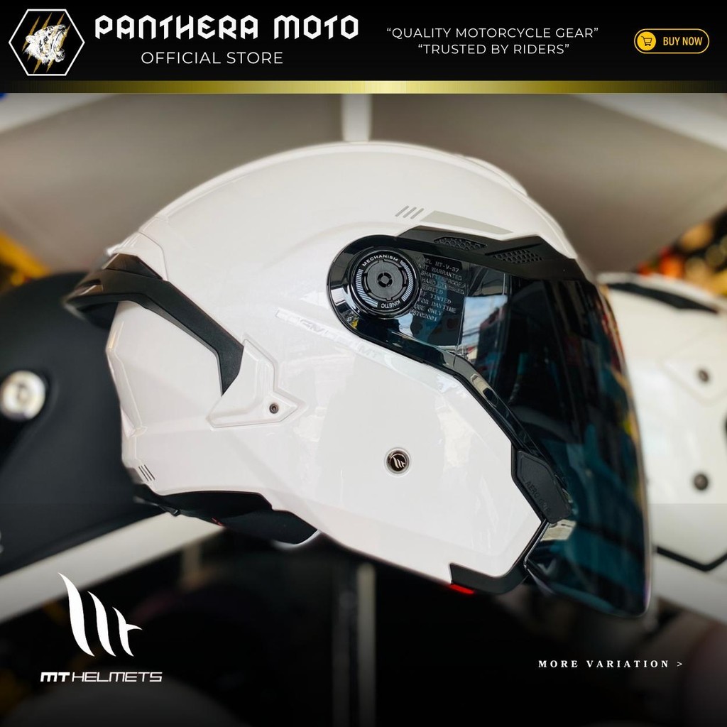 MT COSMO 2 HALF FACE DUAL VISOR MOTORCYCLE HELMET | Shopee Philippines