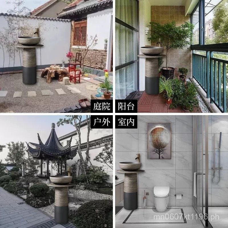 Freestanding Wash Basin Pedestal Basin Ceramic Pedestal Bathroom Sink ...