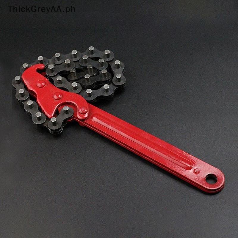 ThickGreyAA Heavy-Duty Ratcheting Chain Wrench Reversible Oil Filter ...