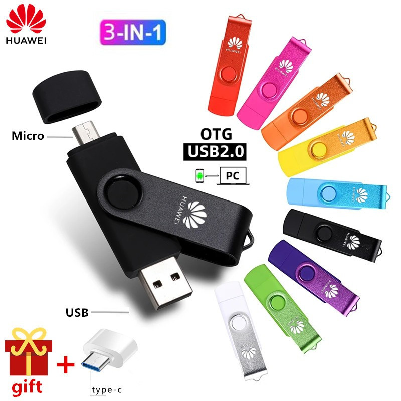 huawei 2TB flash drive 3-in-1 USB 3.0 Micro OTG flash drive 1TB 512GB ...