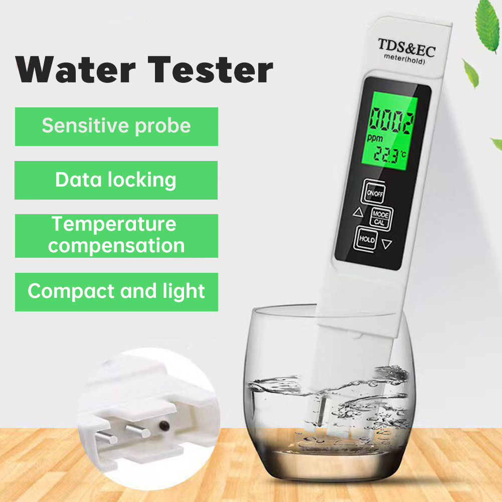 Digital Water Quality Meter Set PH TDS EC Temperature Tester for Home ...