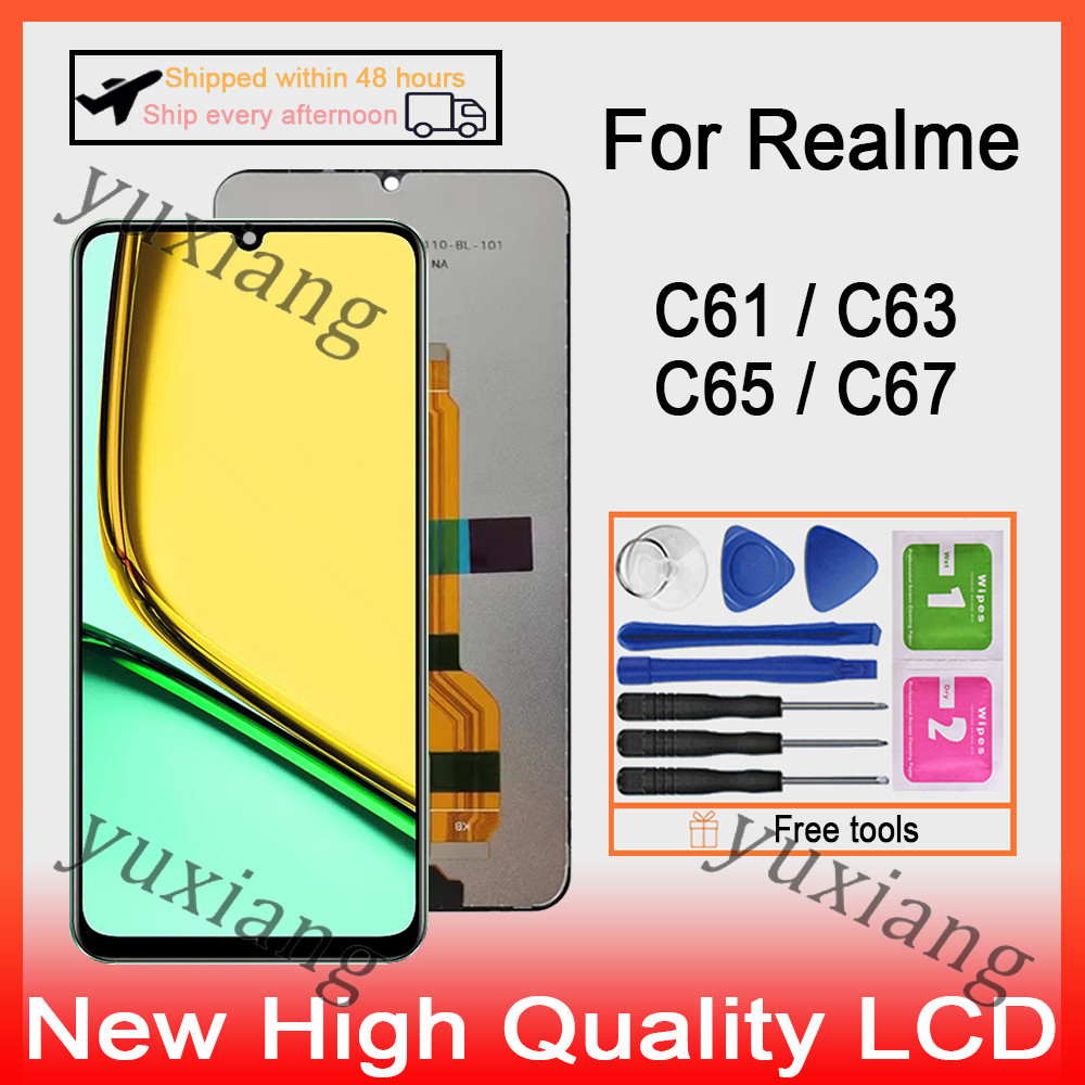 OEM For Realme C61 4G C63 4G C65 4G C67 4G LCD Display Touch Screen ...