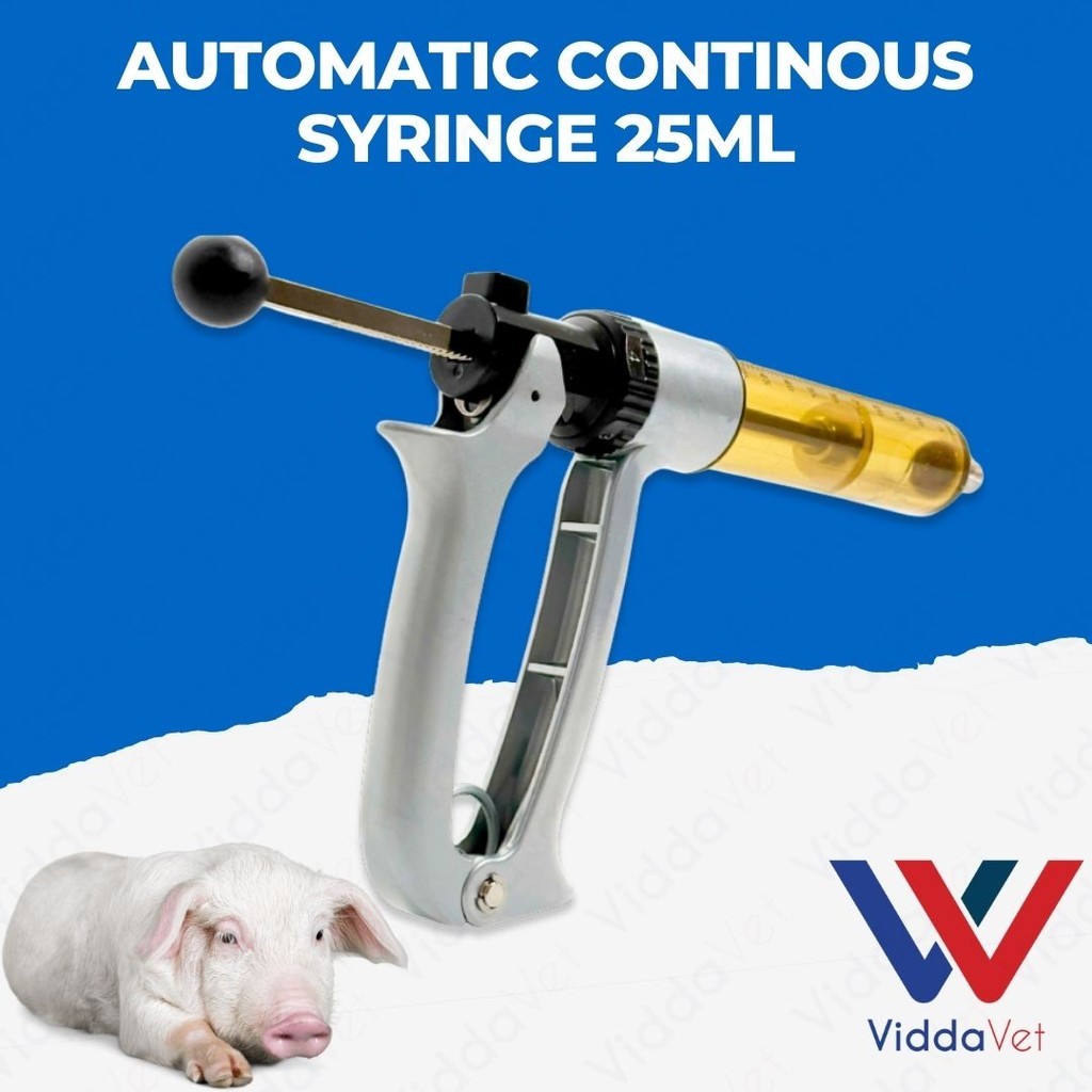 25ml Continuous Syringe Accurate Dosage Vet Continuous Syringe for ...