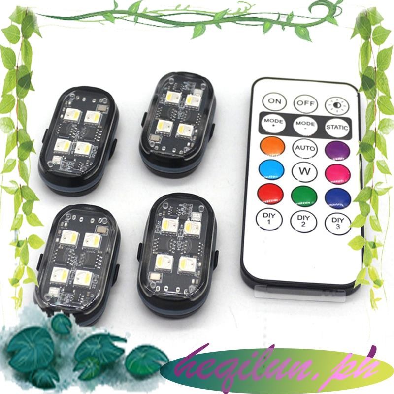 [heqilun] Wireless LED Strobe Lights Anti-Collision LED Warning Light 8 ...