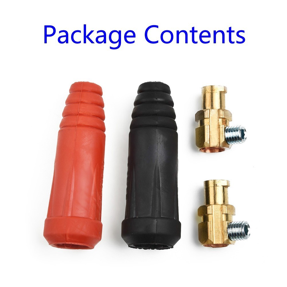 TIG Welding Cable Panel Connector-Plug DKJ10-25 200Amp Euro Style Quick ...