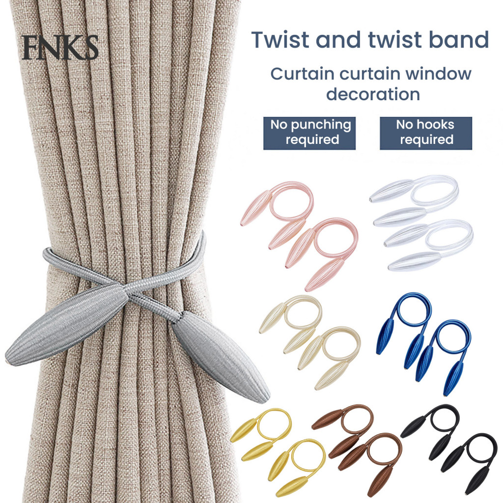 [Ready stock] Easy-operate Curtain Fastener Decorative Curtain Buckle ...