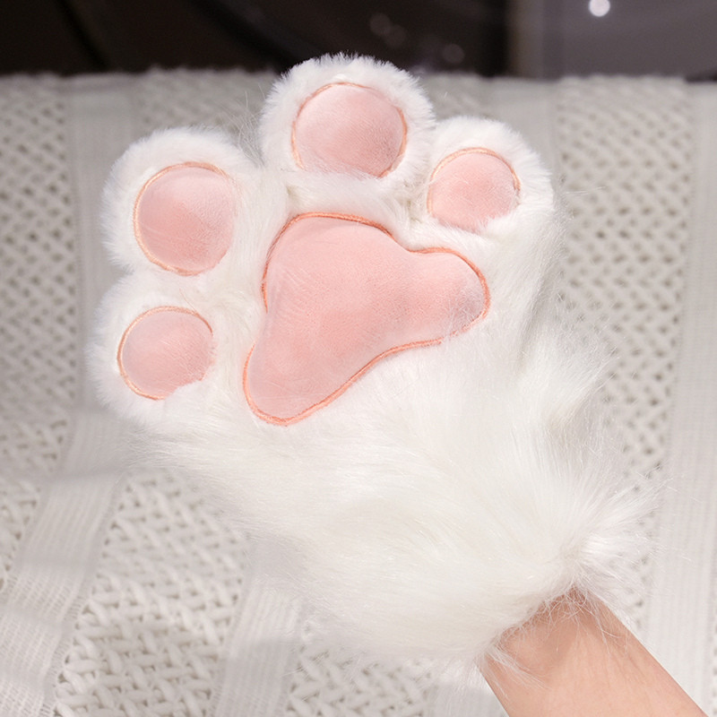 Cute Cat Paw Plush Toy Cat Hand Puppet Animal Plush Comic Exhibition ...
