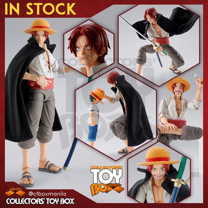SH Figuarts One Piece- Shanks & Monkey D Luffy (Kid Era) | Shopee ...