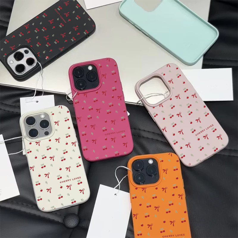 TheOne Cherry IPhone Case 16 For 12 16 11 15 13 14 Pro Max XS XR X ...