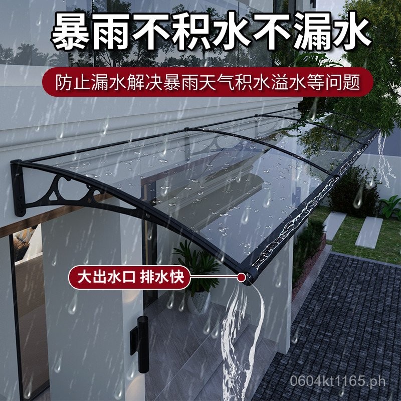 Rain Canopy Rainproof Rain Shelter Eaves Board Outdoor Doorway Eaves ...