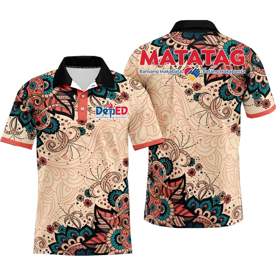 DEPED UNIFORM 2025 FULL SUBLIMATION DEPED POLO SHIRT FOR MEN AND WOMEN ...
