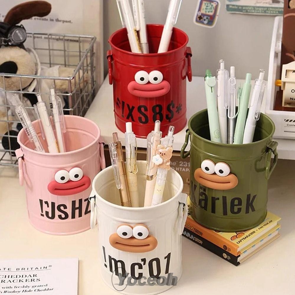 YOCEOH Pencil Holder, Large Capacity Big Mouth Pencil , Cartoon DIY ...