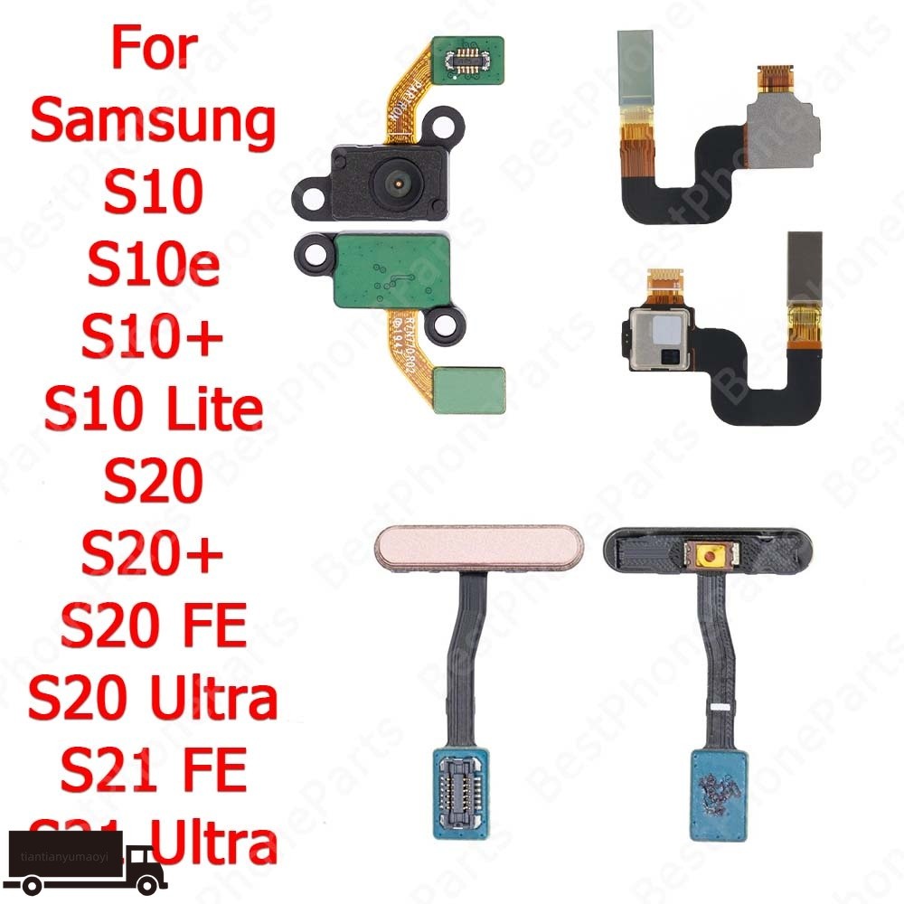 Finger Print Scanner Flex Cable For Samsung Galaxy S10 Lite S10+ S10e ...