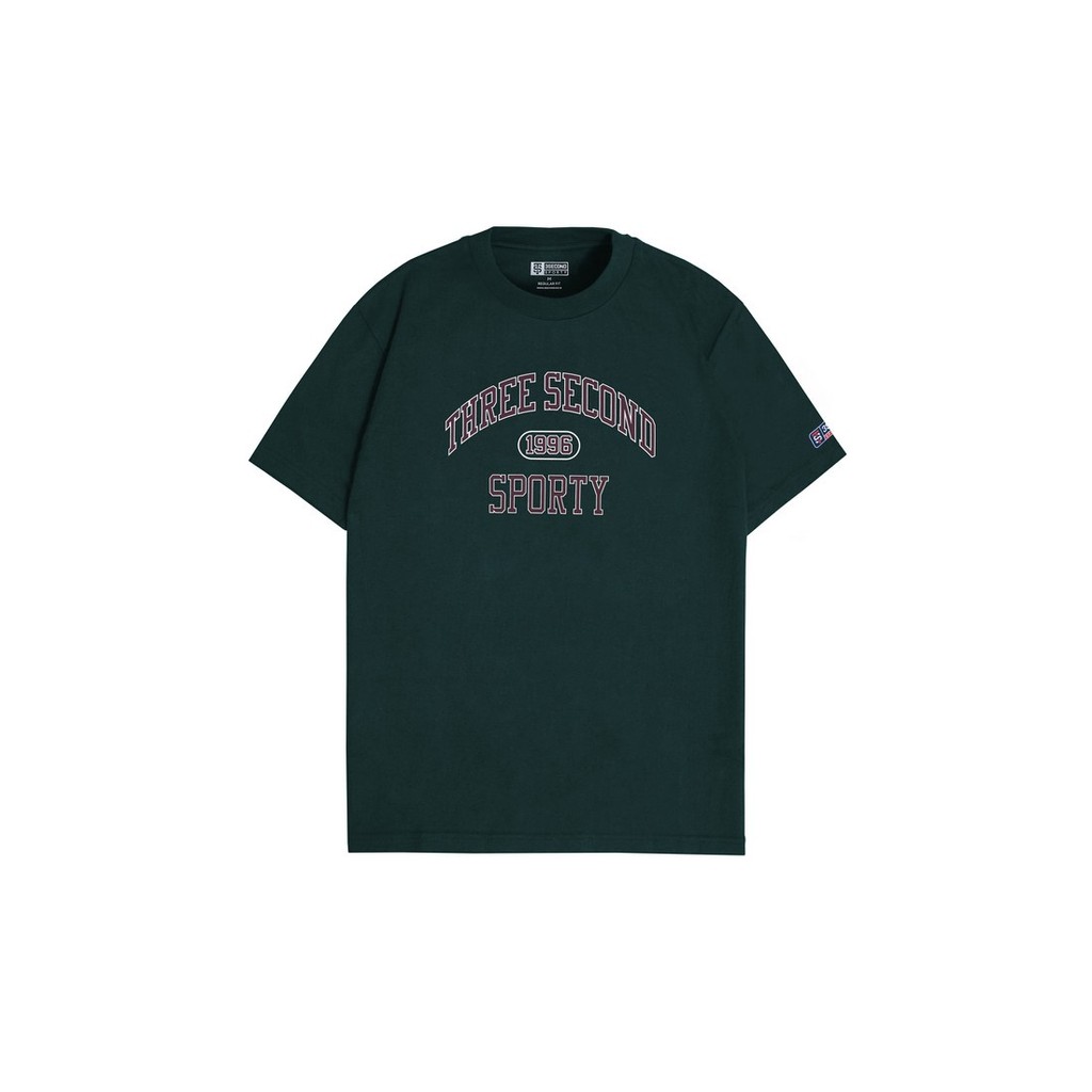 3Second Men's T-Shirt Short Sleeve Relaxed Fit Cotton Sporty Orsted ...