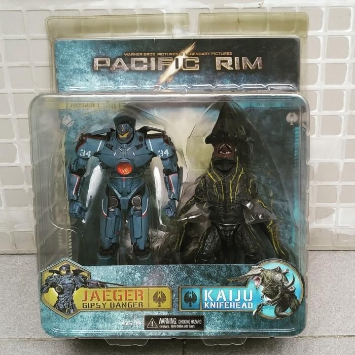 NECA PACIFIC RIM 2-PACK JAYGER GIPSY DANGER & KAIJU KNIFEHEAD | Shopee ...