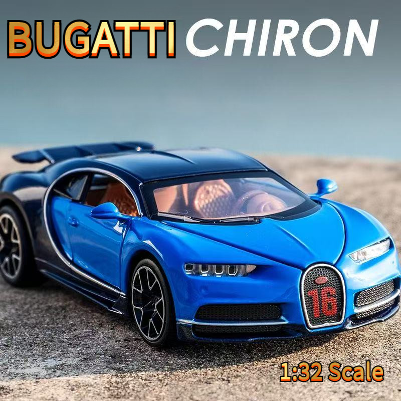 1:32 Bugatti Chiron Diecast Boy Model Car Toy Alloy Car Toy Boy Kids ...