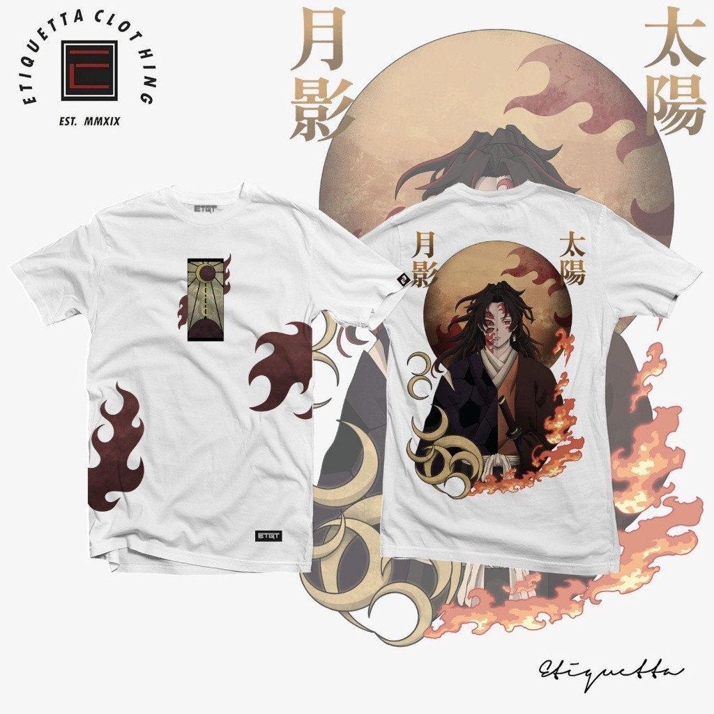 ETQT WorldWide - Unisex - Anime T-shirt - Demon Slayer - Kokushibo and ...