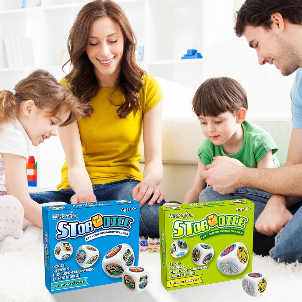 Story Dice Set Storytelling Cubes for Early Education Funny ...