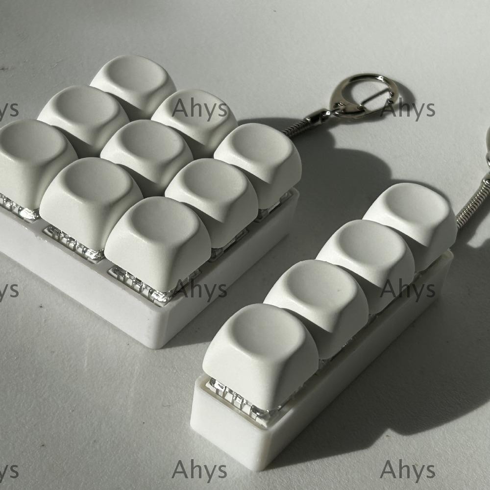 AHYS Fidget Keychain, Keys Button Keycap Finger Keyboard Cap, Relief ...