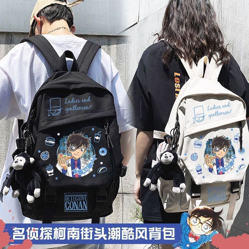 Detective Conan Backpack For Middle And High School Students Capacity ...
