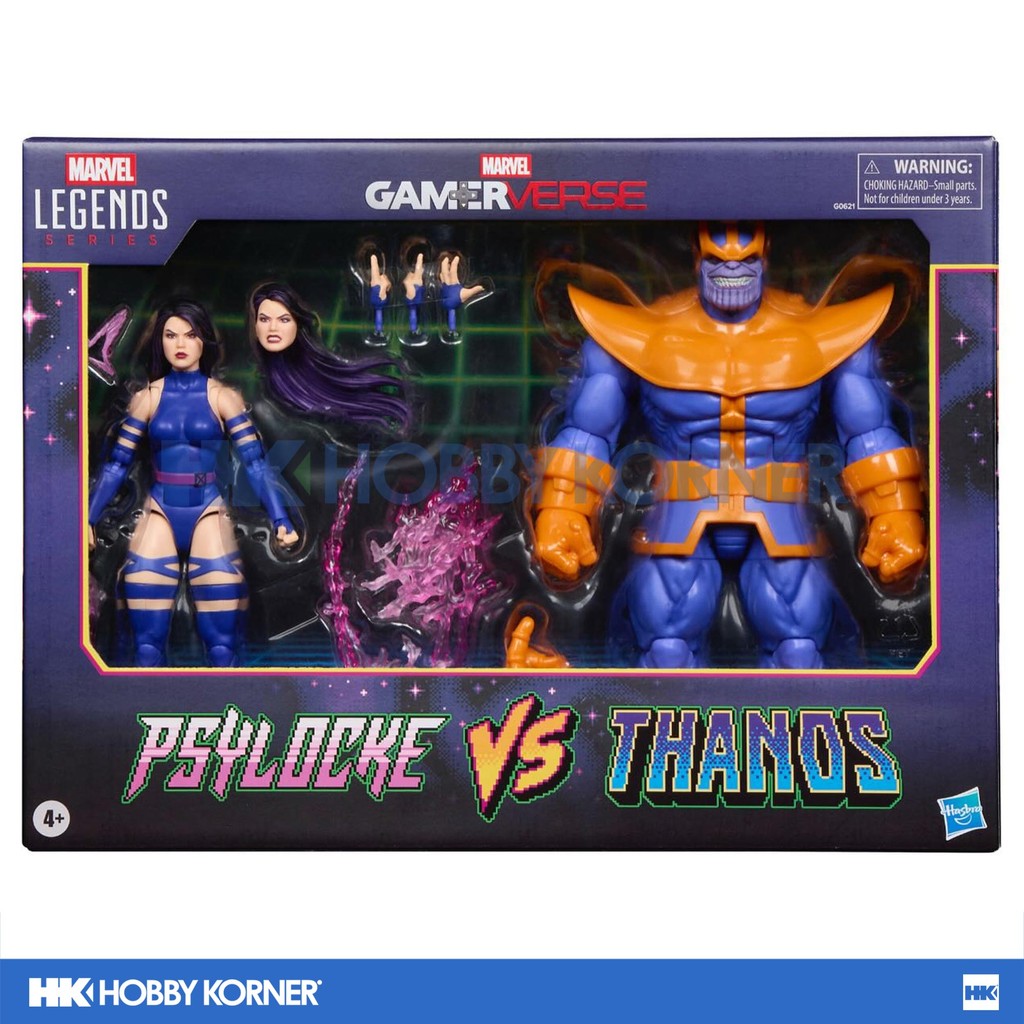 (IN STOCK) HASBRO G0621 Marvel Legends 6 Inch Scale Psylocke vs. Thanos ...