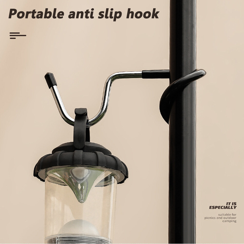 Stainless Steel Light Stand Holder Hooks Portable Tent Pole Lamp Hanger ...