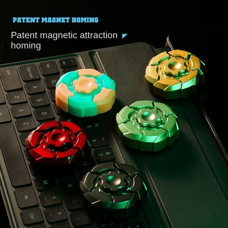 EDC toy spinner Fidget Spinner automatic hand rotation-stress relief ...