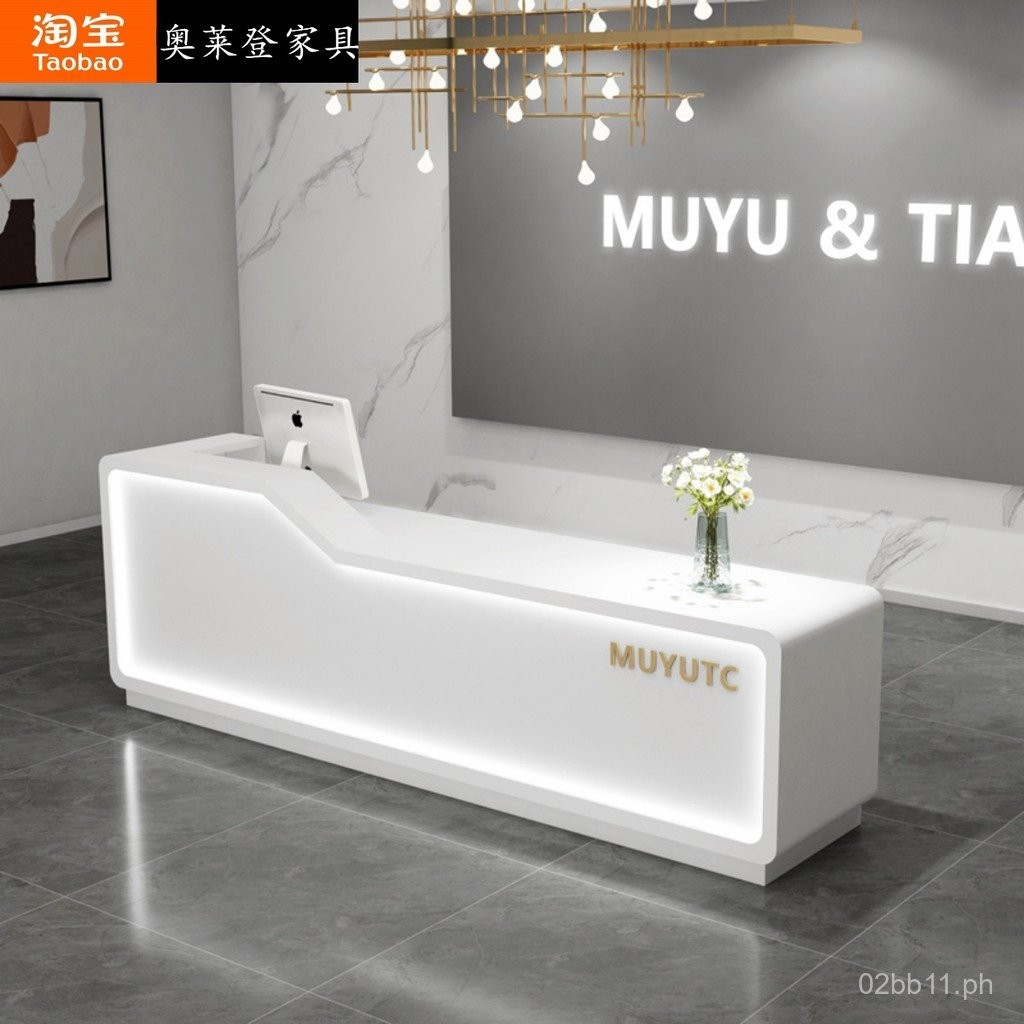 Beauty Salon Wedding Dress Nail Salon Counter Cashier Desk Company ...