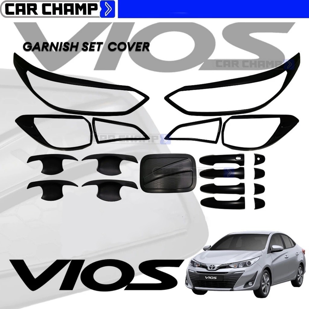 Toyota Vios 2019 to 2025 PRIME G / GRS Variant Combo set cover Matte ...