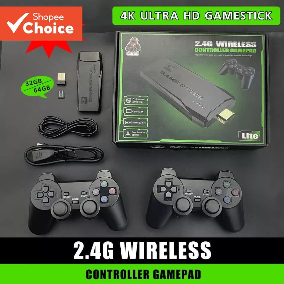 M8 Game console 4K HD Built-in 15000 Games Retro Games With Control 64G ...