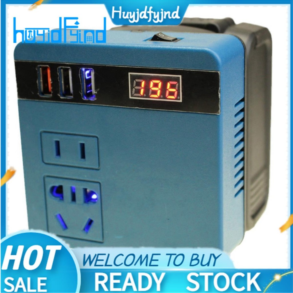 Portable Inverter for Lithium Battery, 220V AC/5V DC/20V Outdoor ...