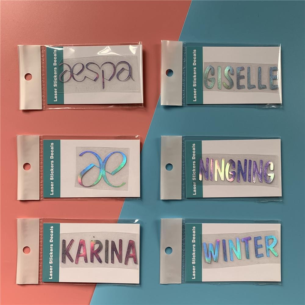 Aespa Girl Group Combination Laser Sticker Computer Sticker Sticker ...
