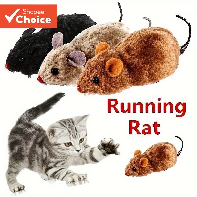 1pc Plush Chain Little Mouse Clockwork Little Mouse Jumping Little ...