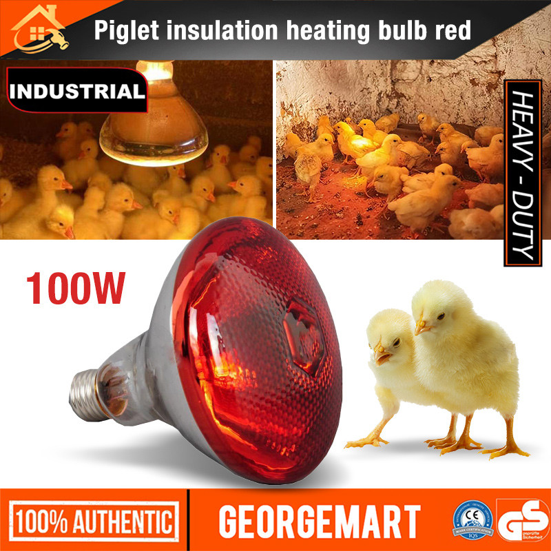 100W Infrared Heater Bulb Pig farm roasted red infrared replacement ...