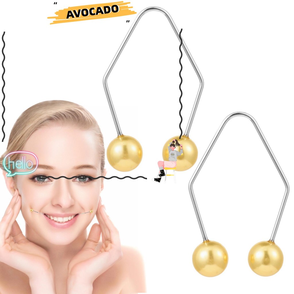 AVOCADA 1 Pair Dimple Trainer, Easy to Wear Pearl Dimple Maker for ...