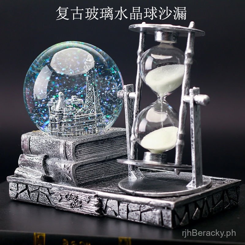 ♥♥Best Selling♥♥Timer Hourglass Crystal Ball Vintage Ornament ...