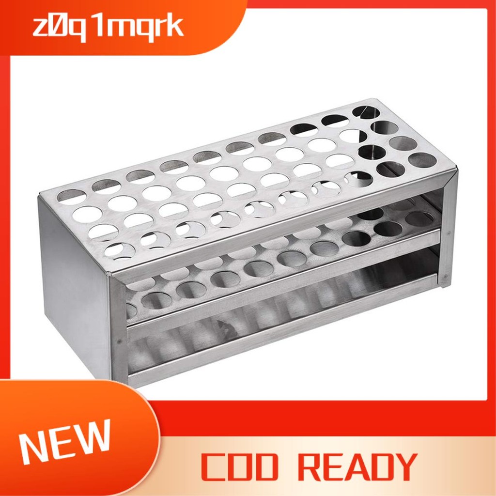 14Mm 40 Hole Aluminum Test Tube Rack Multifunctional Laboratory Test ...